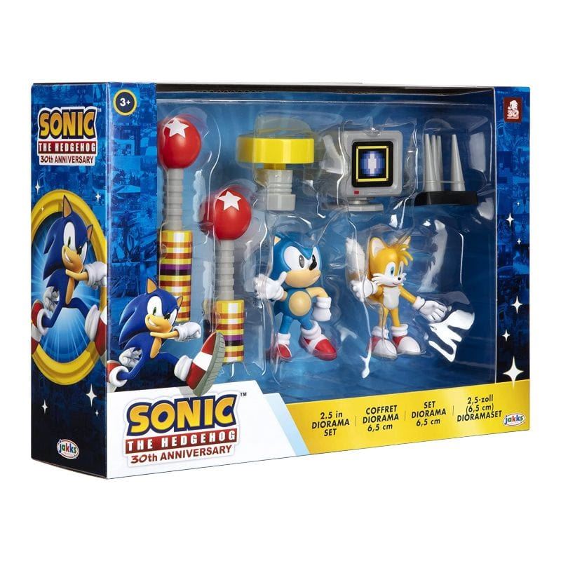 Sonic the Hedgehog - Sonic & Tails Diorama 2.5" Set – Geek-Aboo