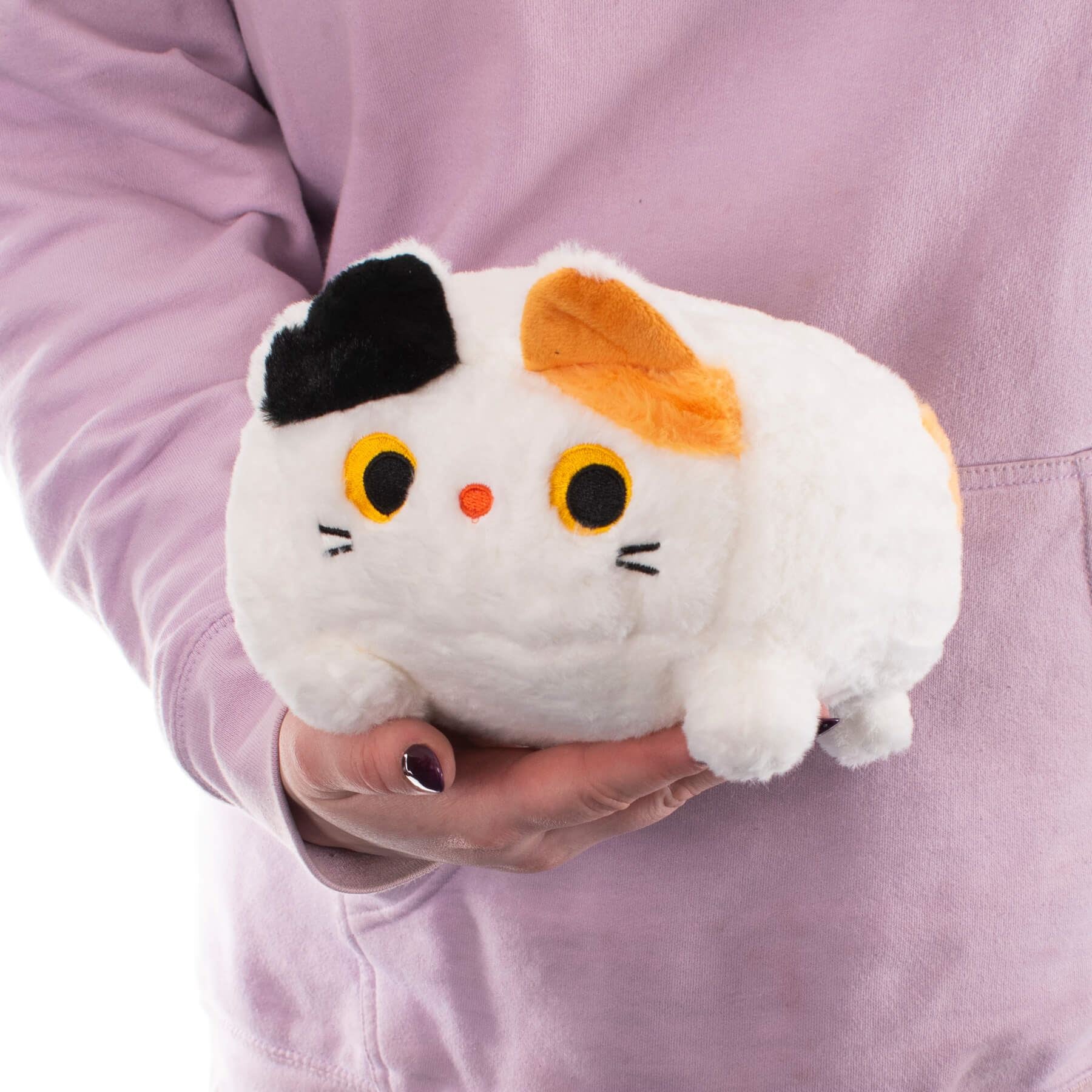 Cat square 20cm White – Geek-Aboo
