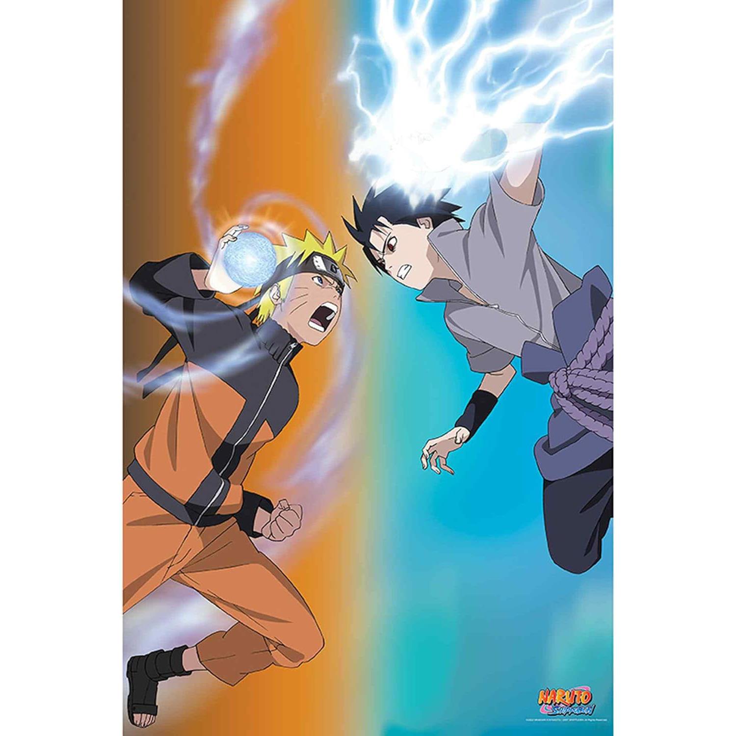 Naruto vs Sasuke Maxi Poster – Geek-Aboo
