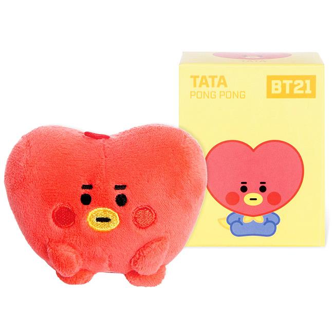 BT21 Baby Tata Pong Pong Mini Mascot Plush in Box – Geek-Aboo