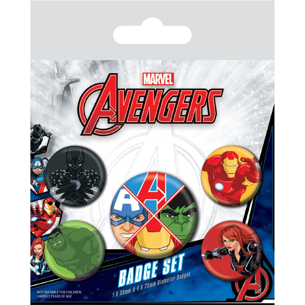 Avengers Assemble Badge Pack – Geek-Aboo