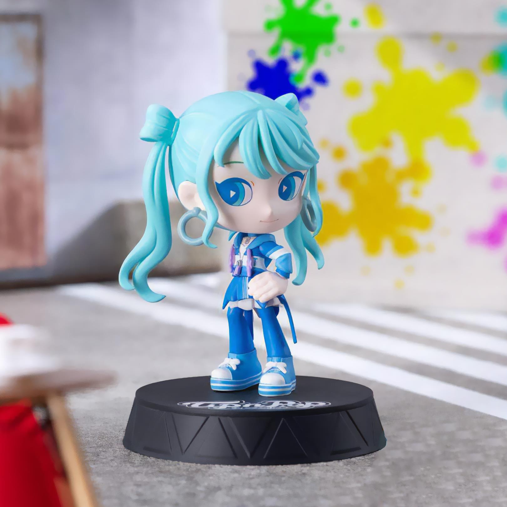 Hatsune Miku: Colorful Stage! Tip'n'Pop Statue Street SEKAI (Alternati ...